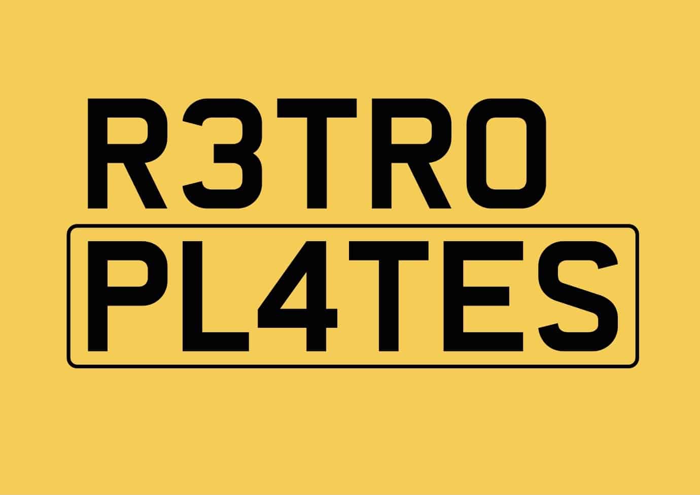 Retro Plates - British Mini Club