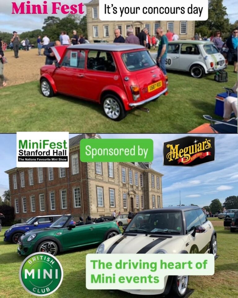 Mini Fest 2025-It’s Your Concours Day - British Mini Club